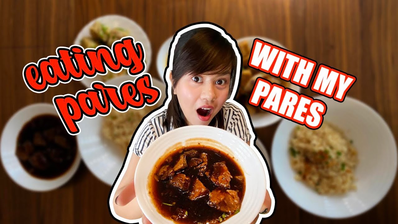 BEEF PARES MUKBANG | (vlog #4) - YouTube
