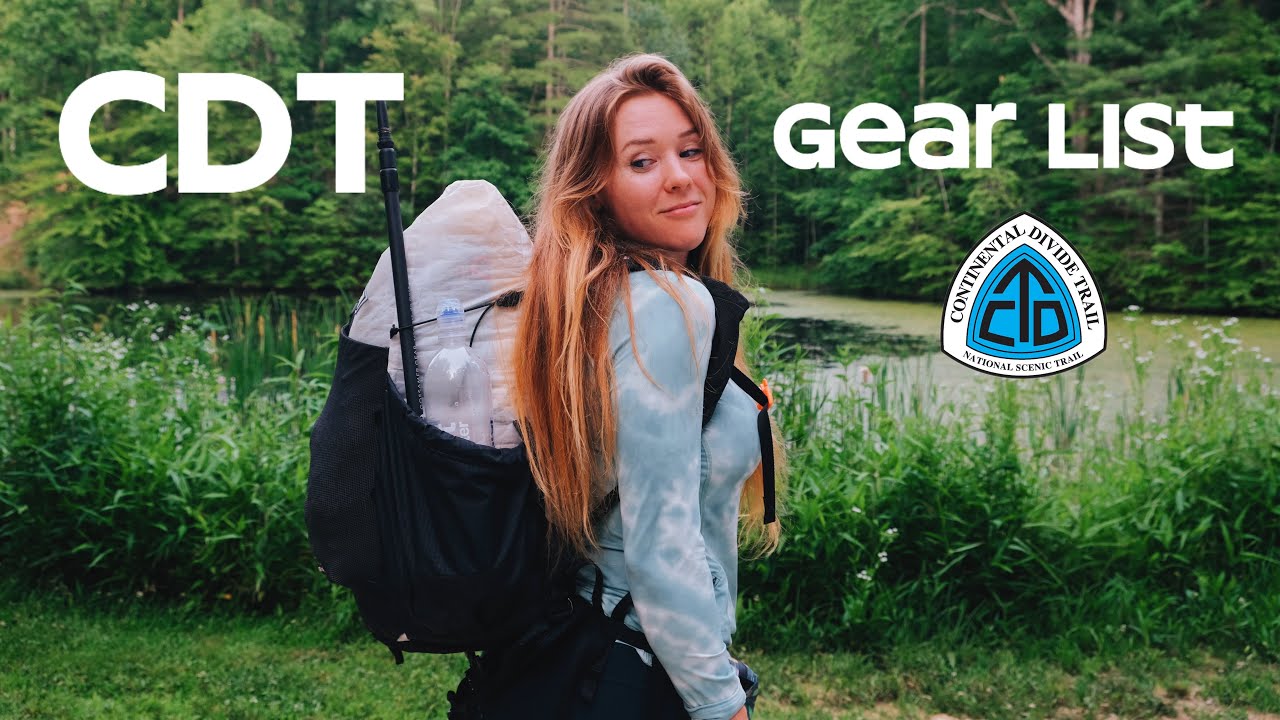 Thru Hike Gear List Lightweight // CDT 2025 SOBO - YouTube