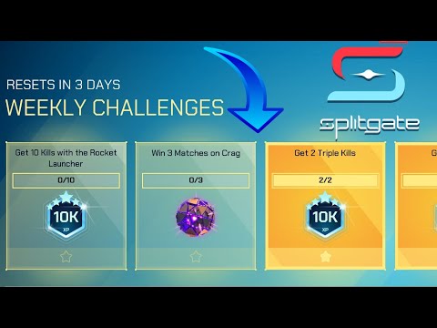 Splitgate: How to Complete "WIN 3 MATCHES ON CRAG" Weekly Challenges ...