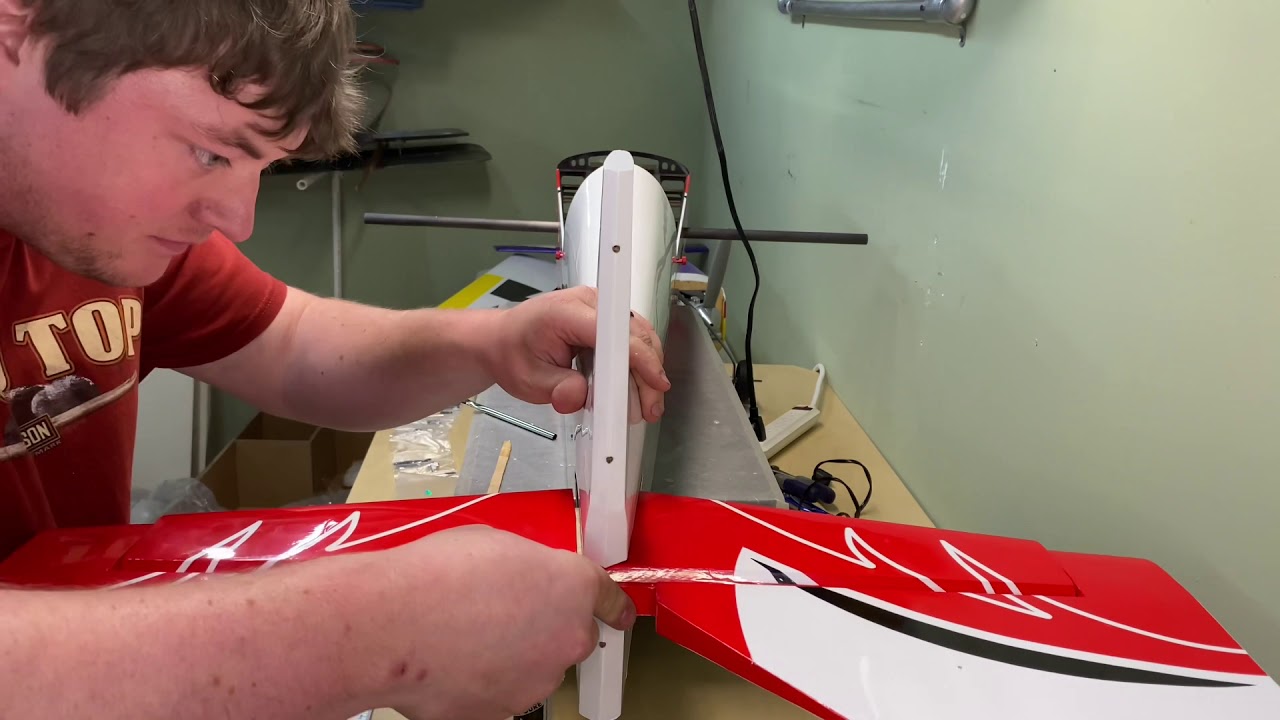 RC Airplane Build - Building the Pilot-RC 20cc Laser - Part 2 - YouTube