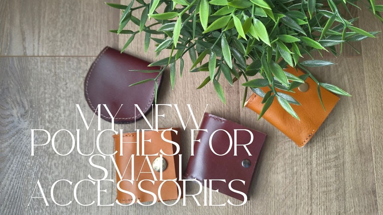 DYI. My new pouches for small acessories - YouTube