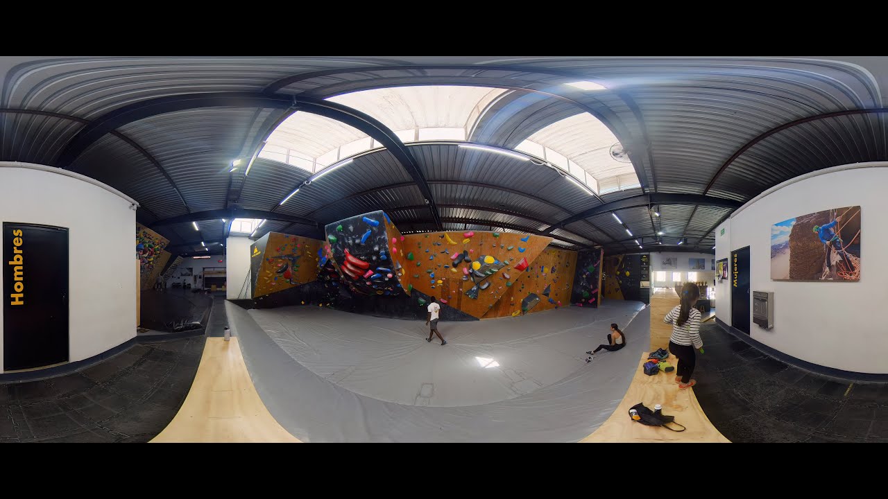 Climbing Gym in VR - Motion Boulder - YouTube
