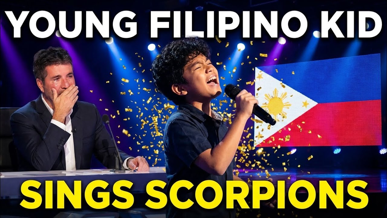 Young Filipino Kid Sings Scorpions on AGT Simon Cowell & Judges Cry ...