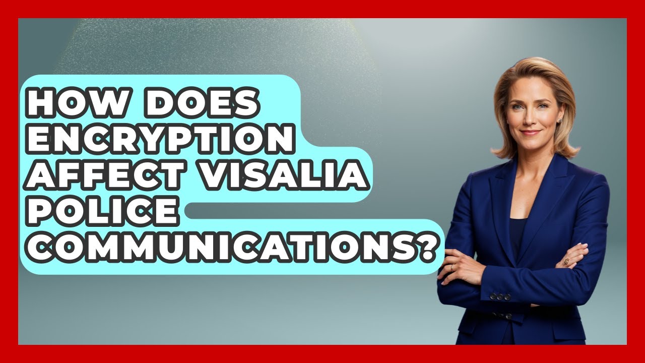 How Does Encryption Affect Visalia Police Communications? | United ...