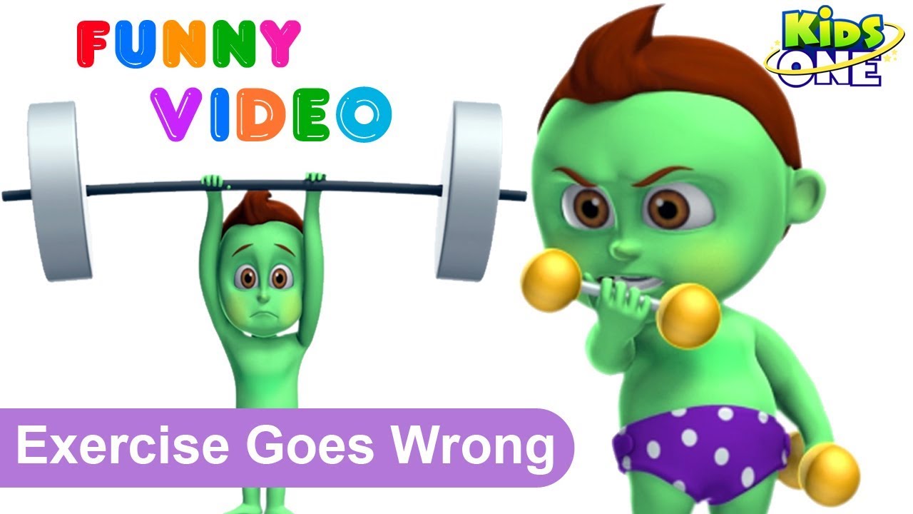 GREENY KIDDO Exercise Goes Wrong | Funny Prank Videos for Children ...