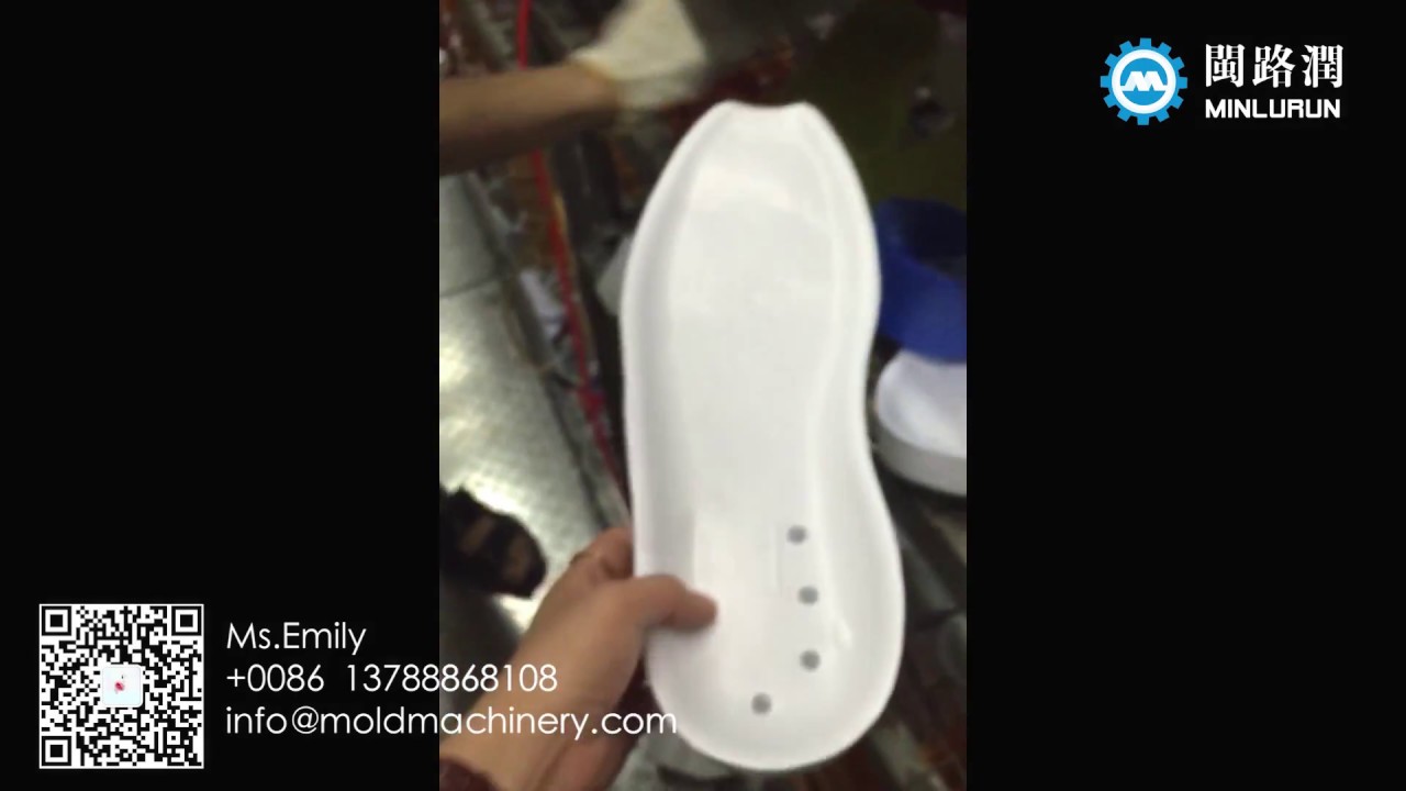 EVA Phylon Sole Making Machine - YouTube