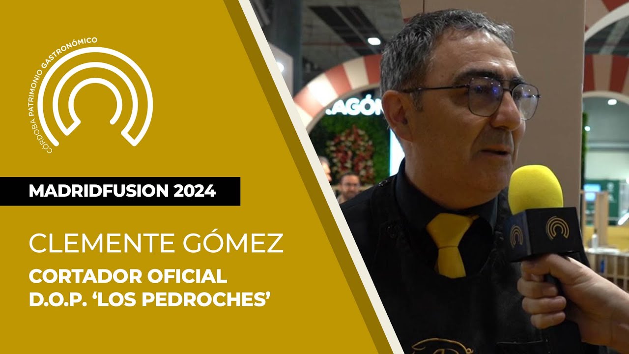 CLEMENTE GÓMEZ. Cortador Oficial D.O.P. 'Los Pedroches' (MadridFusión ...