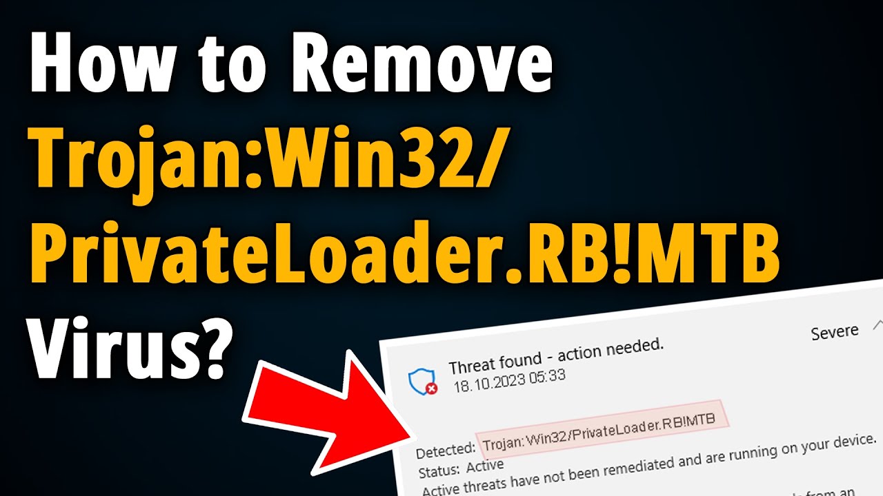 How to Remove Trojan:Win32/PrivateLoader.RB!MTB? [ Tutorial ] - YouTube