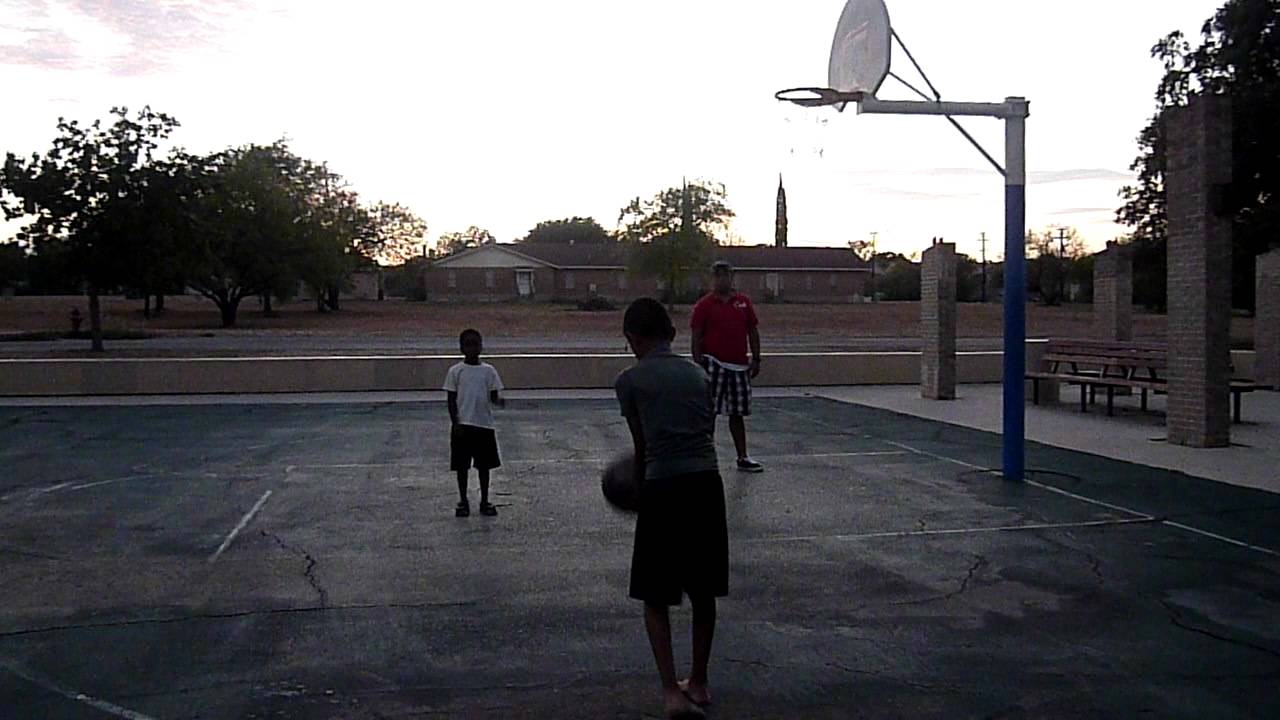 Playin' Basketball Gilbert Garza Park - YouTube