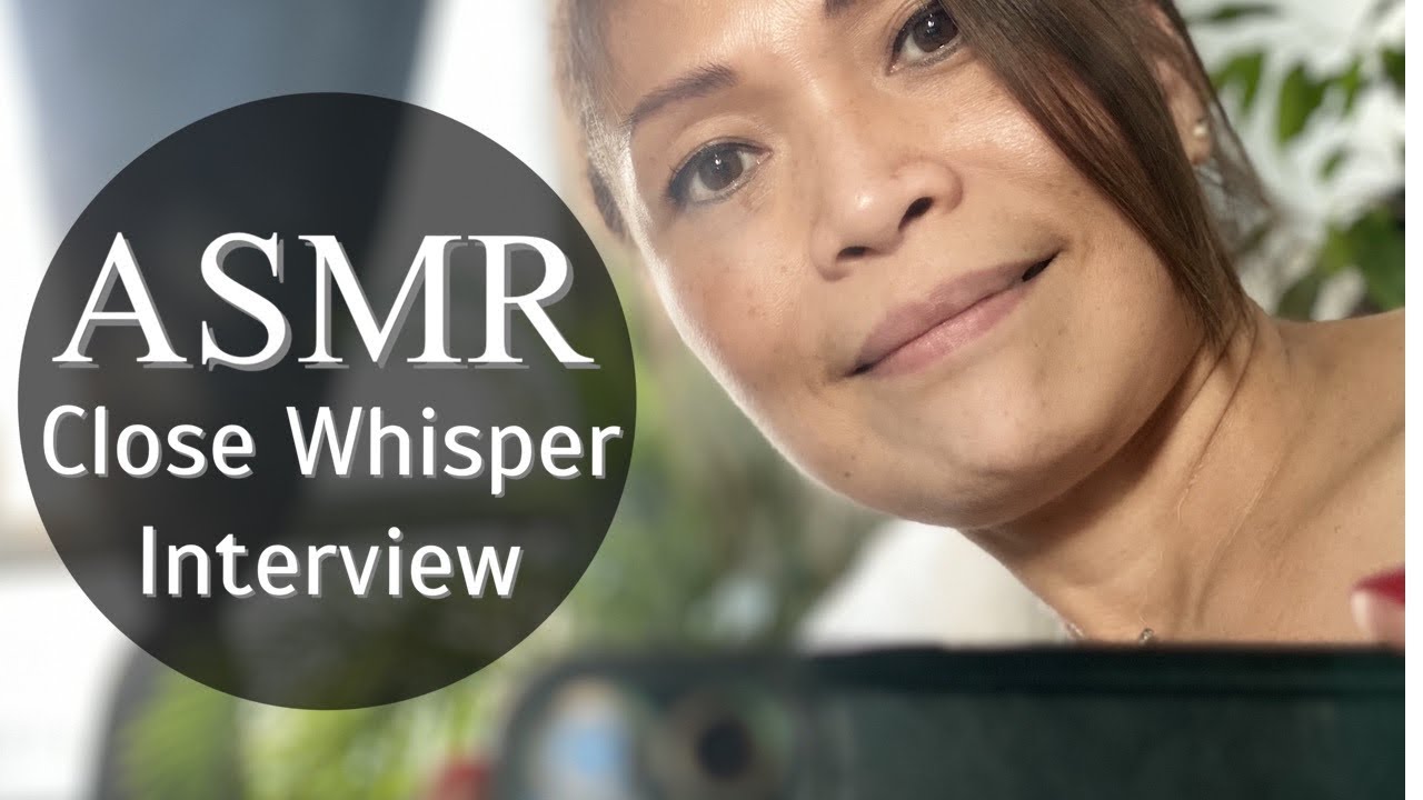 ASMR Close Whisper. Interview on President Trump and Kanye West Running ...