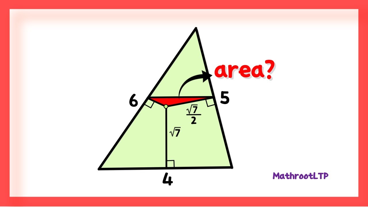 What is the area of triangle FPE? #sat #act #math#Law of sines - YouTube