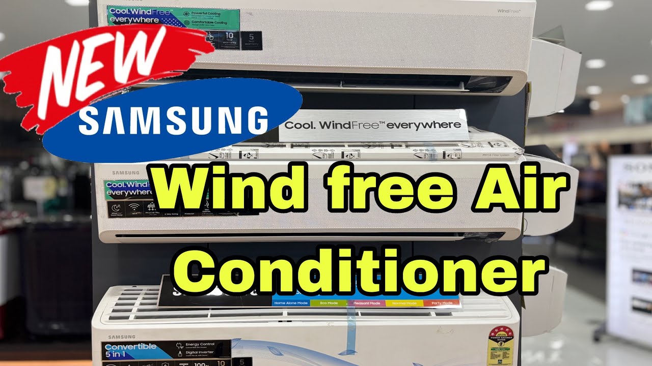 Samsung Air Conditioners Windfree , new upgraded technologies - YouTube