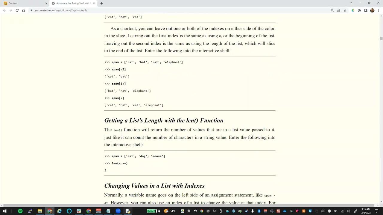INF360 - Lists Part 1 - YouTube