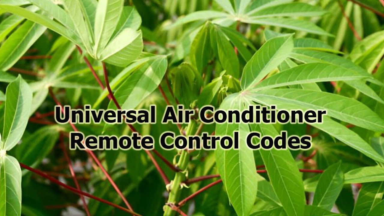 Universal Air Conditioner Remote Control Codes - YouTube