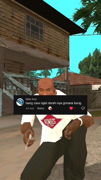 Tutorial cara isi darah CJ GTASA #gta #gtasa #gtasanandreas #rockstargames #nostalgia #fyp # ...