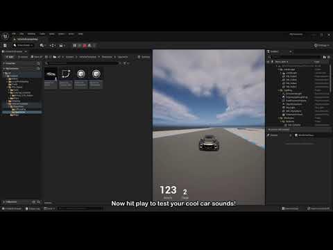 Unreal Engine 5 - Fmod Car Sound Tutorial - YouTube