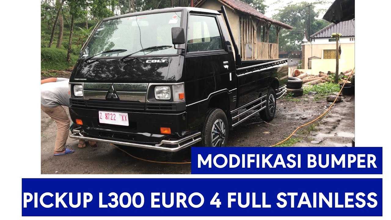 Modifikasi Bumper mitsubishi L300 EURO 4 2023 Terbaru full stainless steel - YouTube