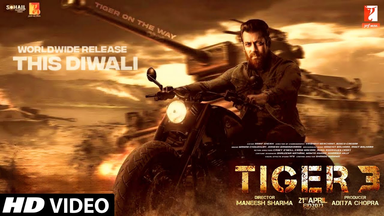Tiger 3 Movie Trailer | Salman Khan | Shahrukh Khan | Katrina Kaif ...