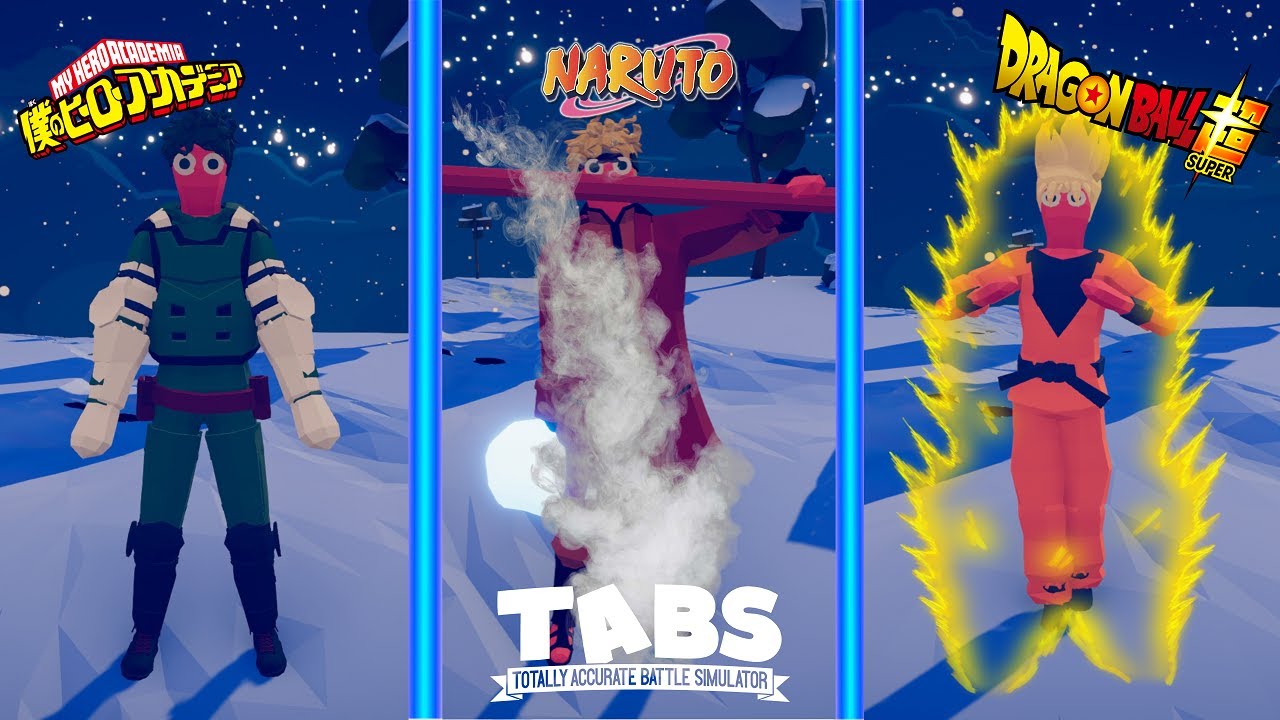 CREATING ANIME CHARACTERS In TABS (Totally Accurate Battle Simulator ...