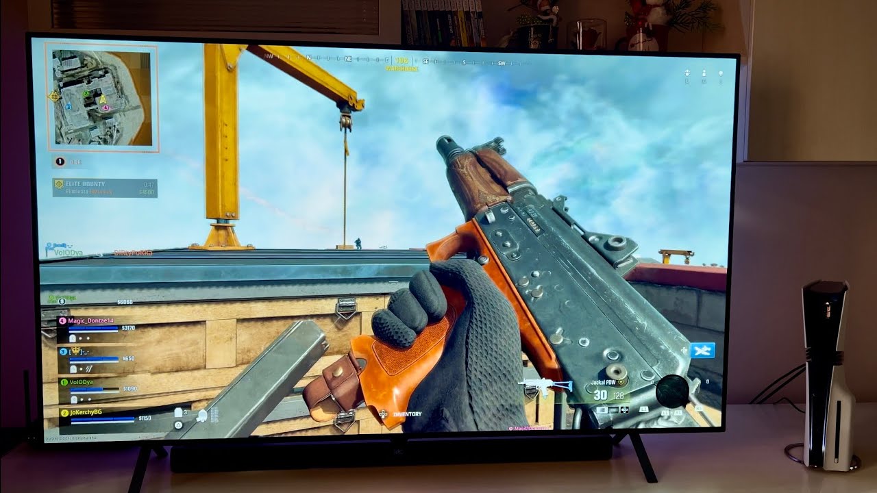 Warzone PS5 PRO 120FPS 4K Gameplay || LG OLED B4 - YouTube