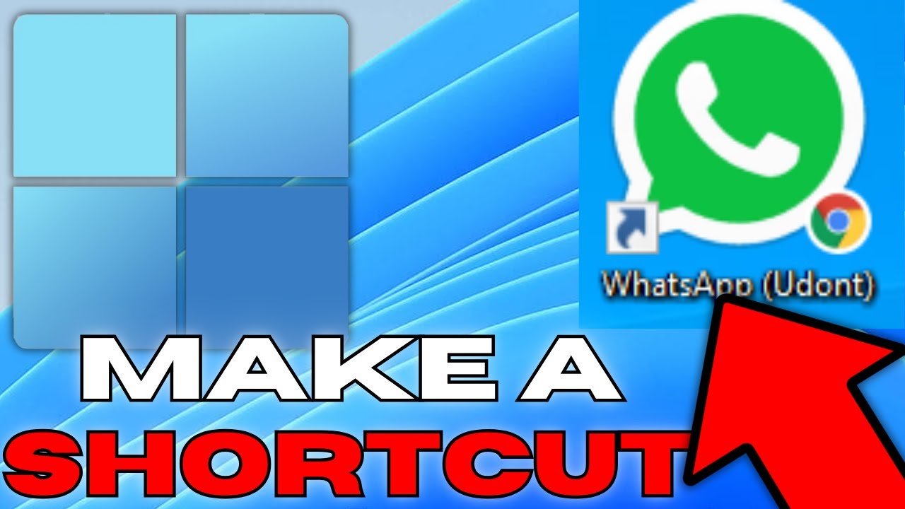 How to Make a WhatsApp Shortcut on Your Desktop - Full Guide - YouTube