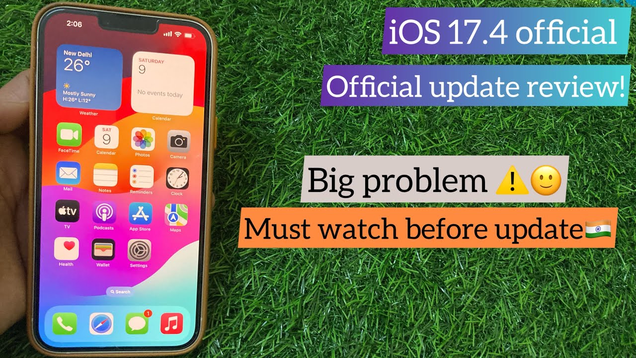 iOS 17.4 official update review on iPhone 14 Plus!#apple - YouTube