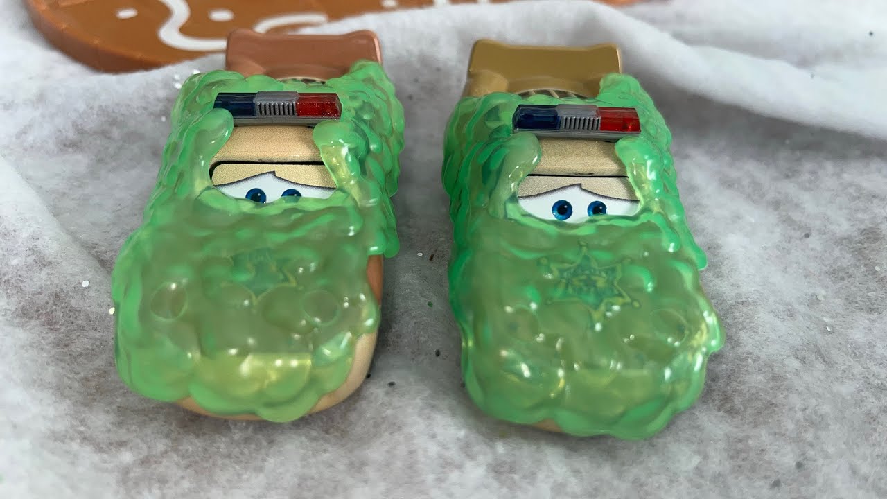 Deputy Hazard McQueen With Slime Variant B-Movie Cars On The Road 2024 ...
