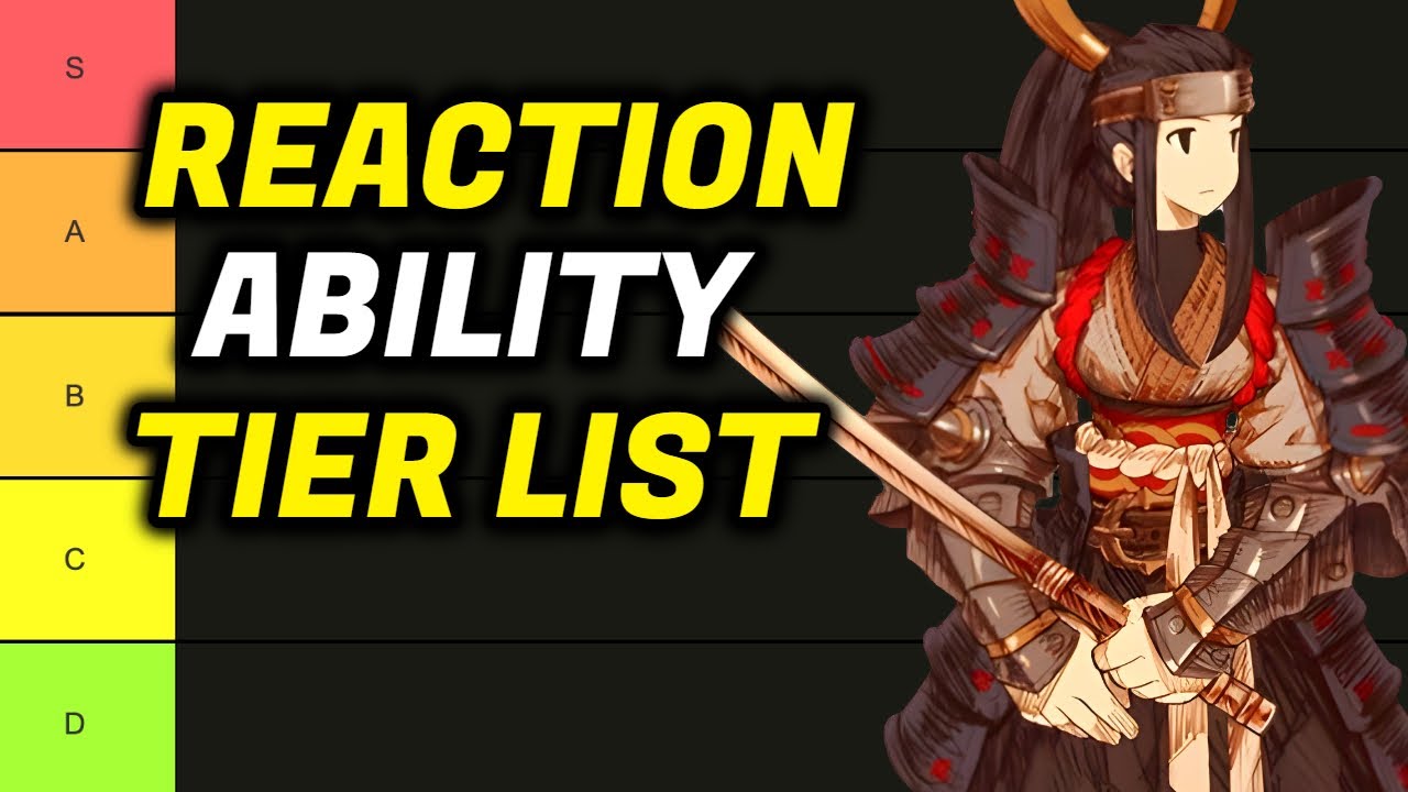 Final Fantasy Tactics Reaction Abilities Tier List! - YouTube