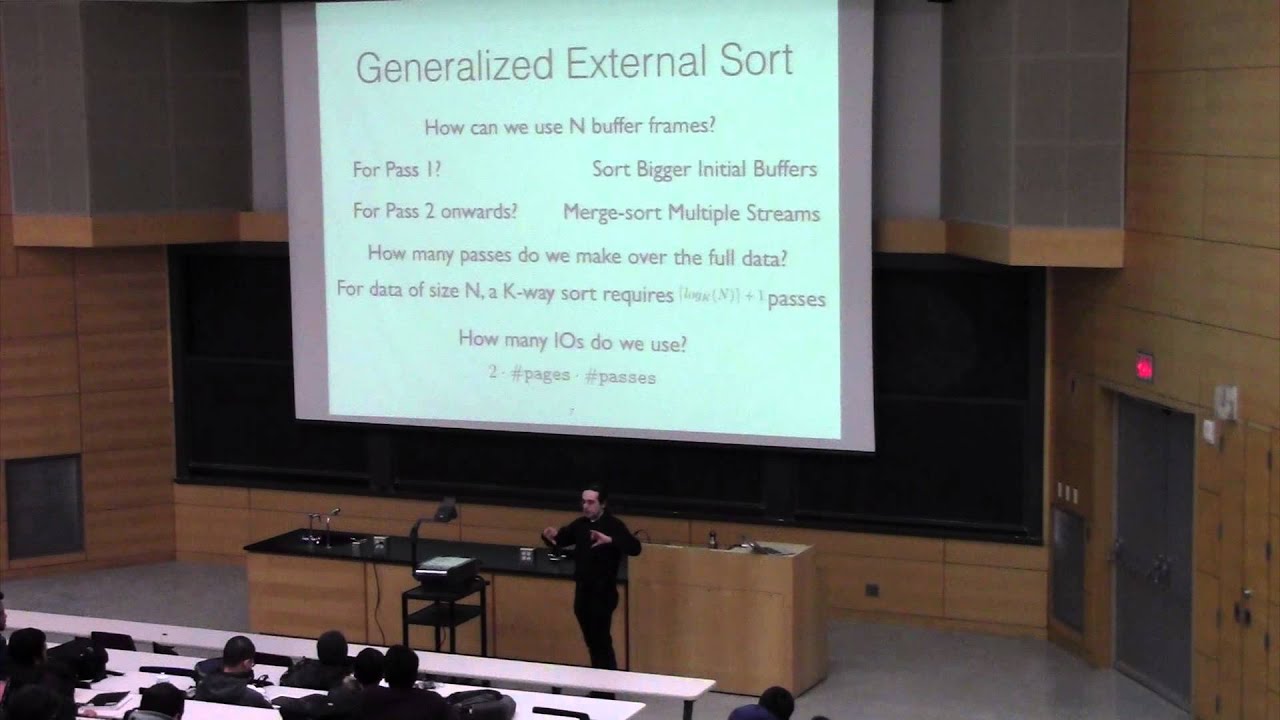 CSE562-2015-Lecture 15-External Sort - YouTube