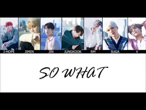 BTS SO WHAT-  [Renk/kod/Türkçe]
