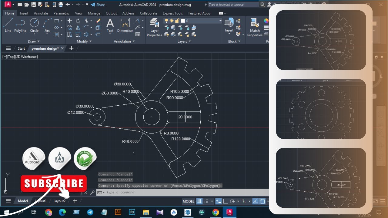 How to Drawing a mechanical components, products, and machines in ...