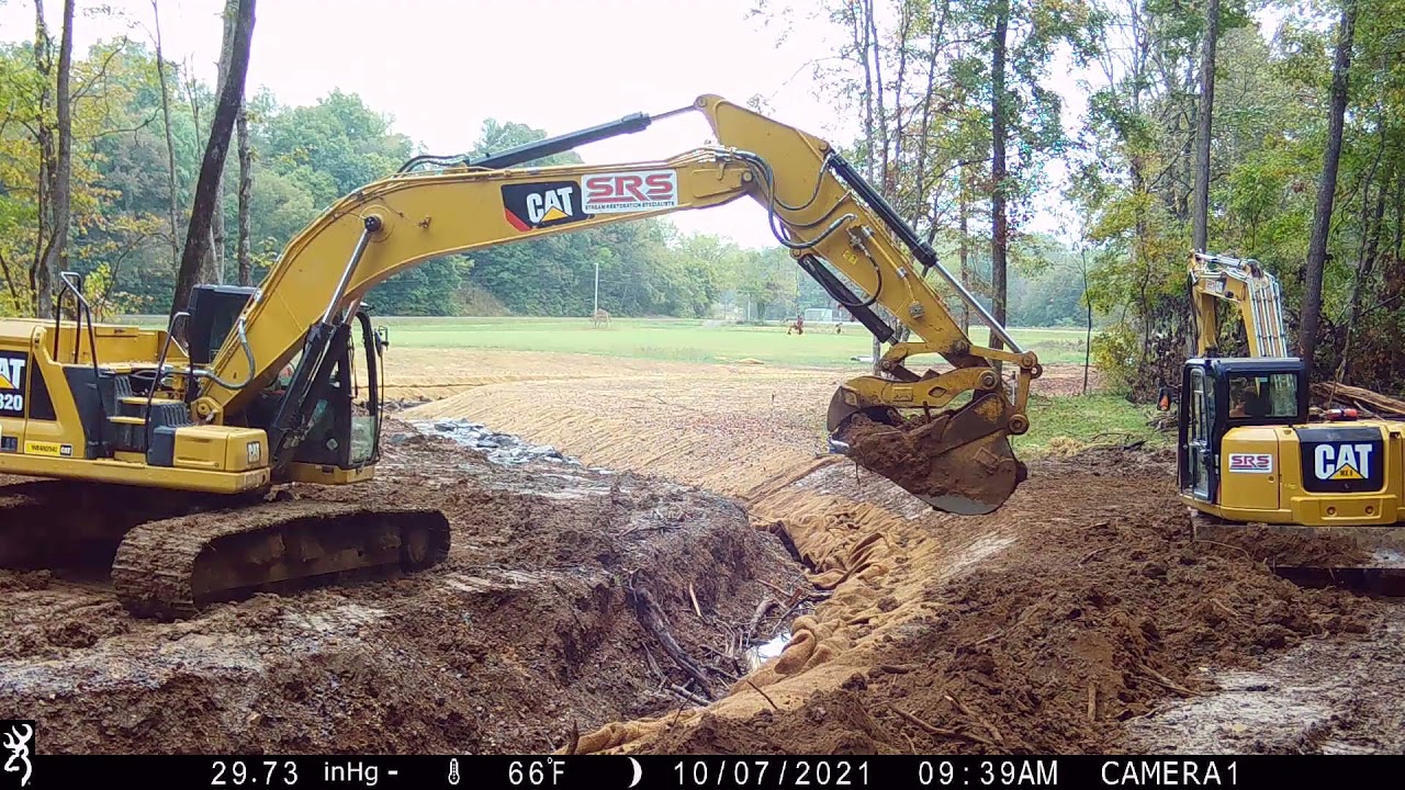 Blue Springs Creek - Toe Wood Installation - YouTube