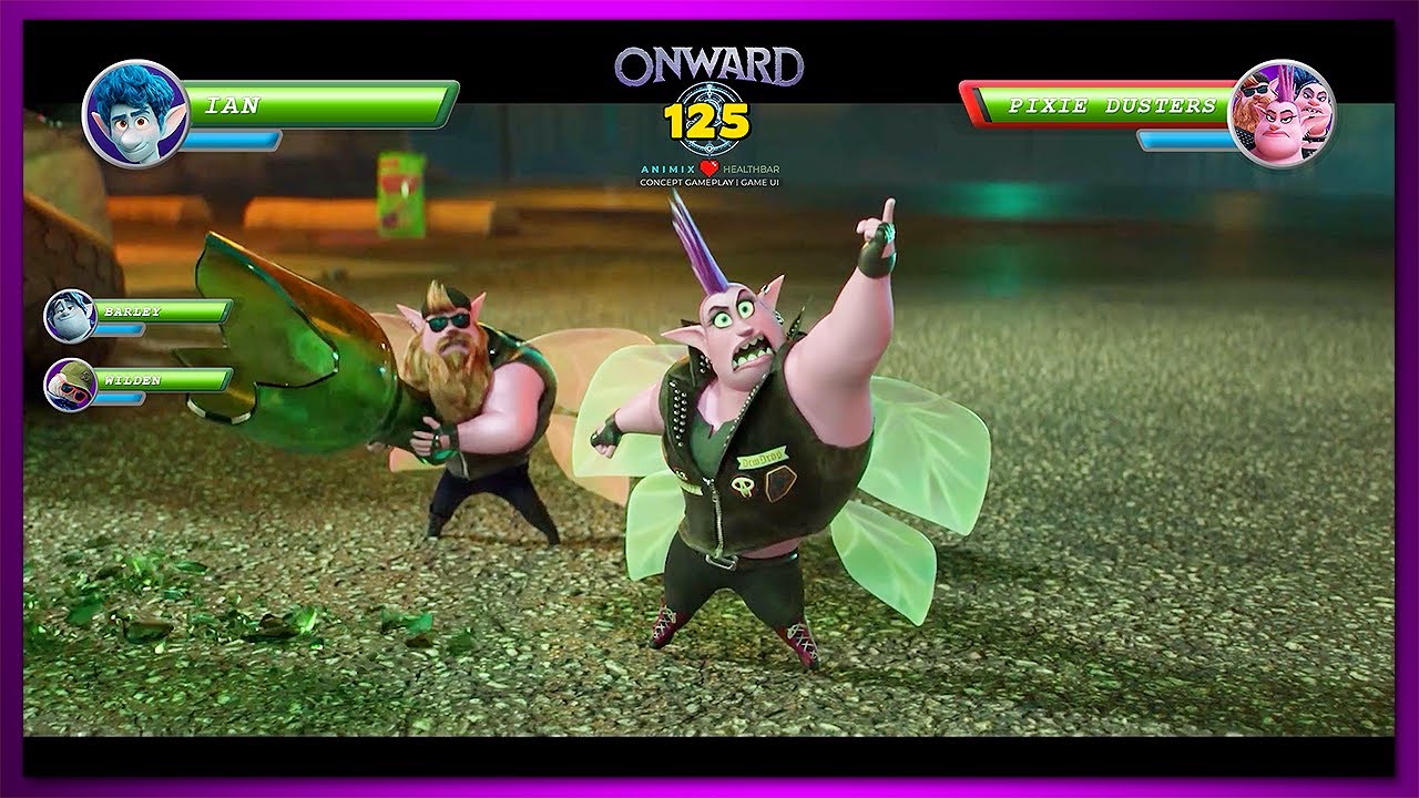 Ian vs Pixie Dusters with Healthbars | Concept Game UI - YouTube