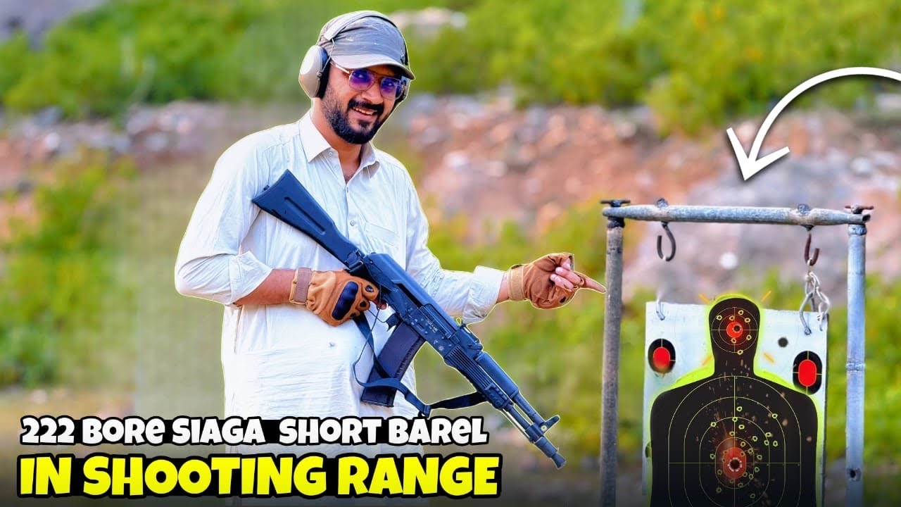 222 Bore Saiga Short Barrel Review (SBR) | Range Firing Test - YouTube