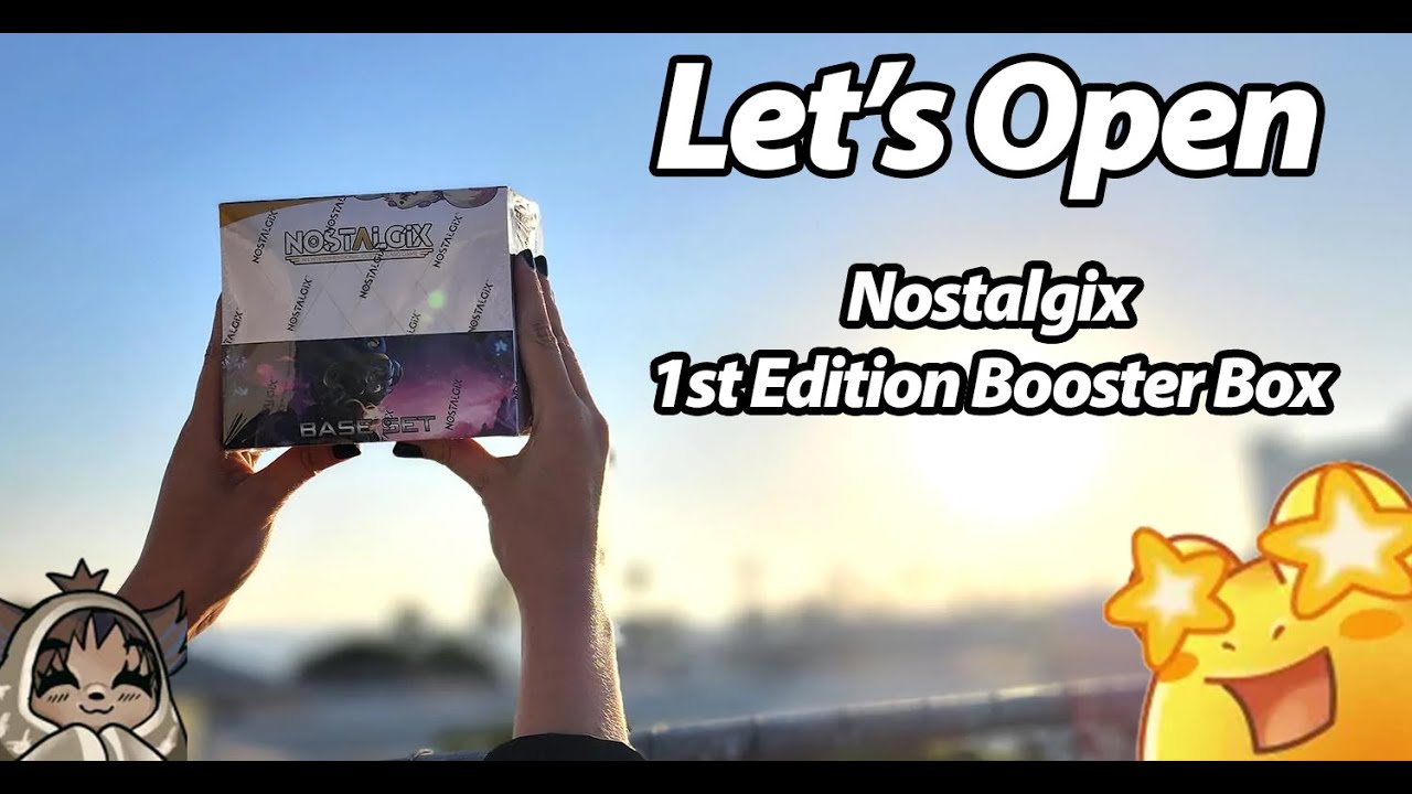 Let's Open - Nostalgix TCG 1st Edition Booster Box - YouTube
