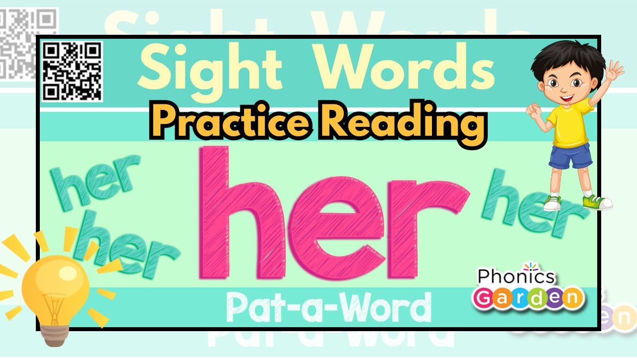 HER | Sight Word | Sing and Chant | Pat-a-Word | Practice Reading - YouTube