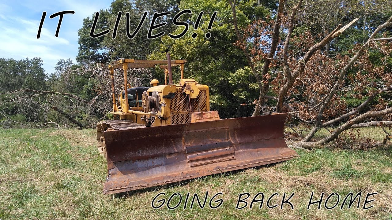 Cat D7 3T First start in 6 Years. Old Start and Operate! - YouTube