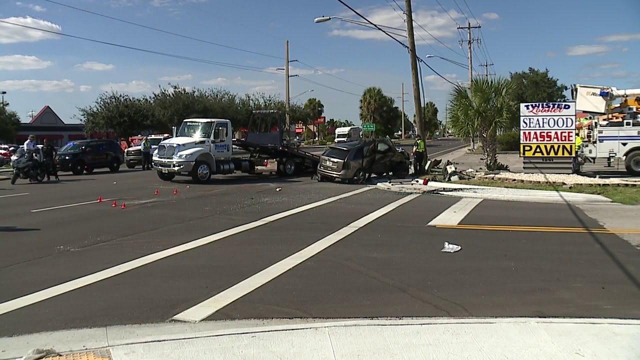 Serious crash blocked northbound lanes of Del Prado Tuesday - YouTube