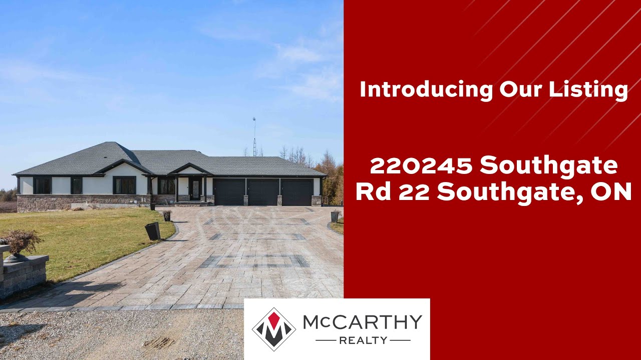 SOLD - 220245 Southgate Rd 22 Southgate, ON - YouTube