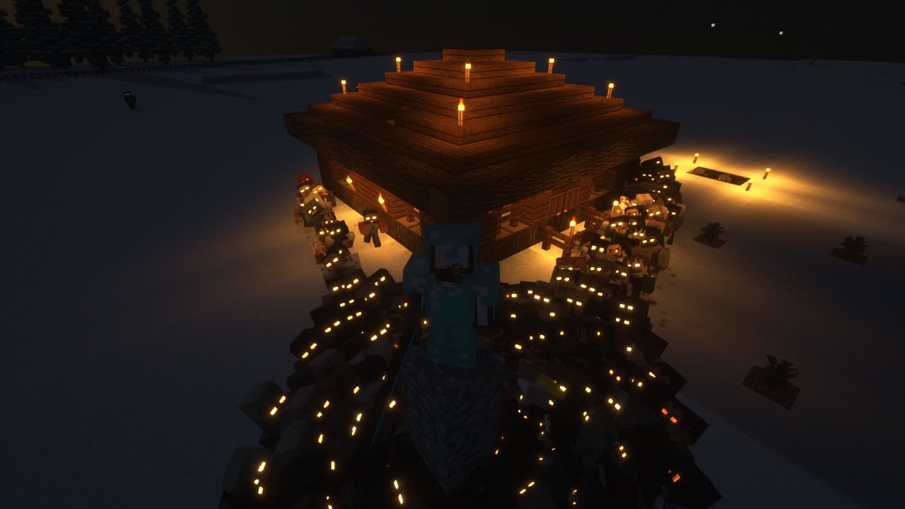 (Minecraft) Winter Zombie: Nghiêm Túc #4: Bữa tiệc dưới đêm trăng máu ...