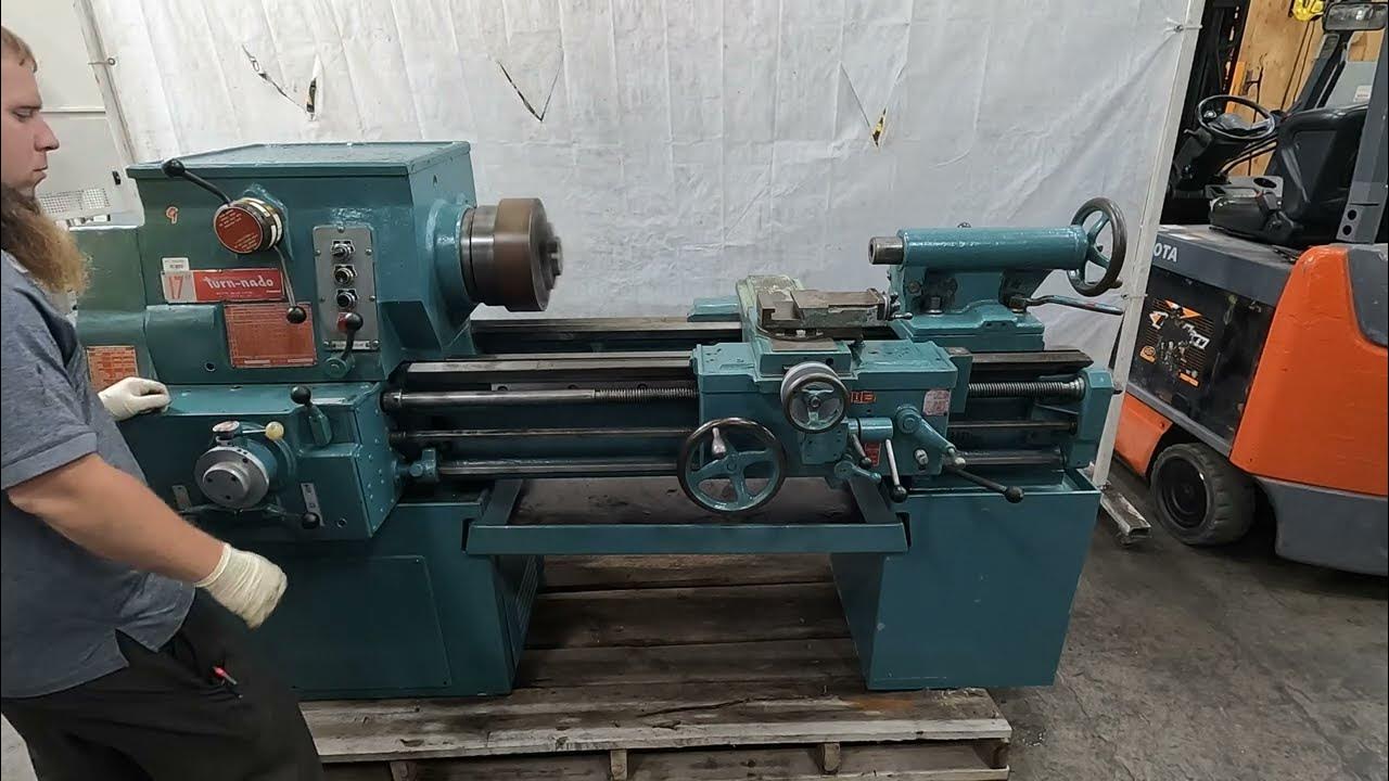 SKU 219065 South Bend CL-170-C Turn-Nado 17" x 48" Tool Room Engine Lathe 208V 3Ph - YouTube
