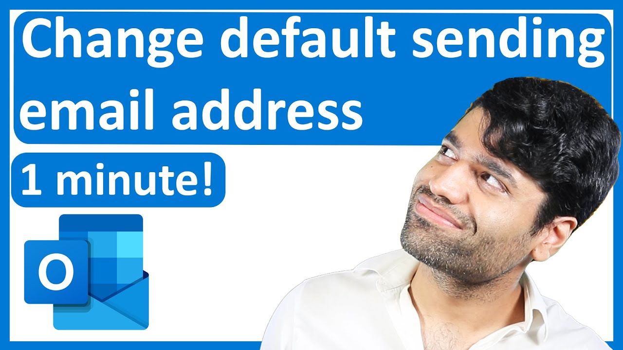 How To Change Default Sending Email Address In Outlook YouTube How To Change Default Sending Email Address In Outlook YouTube