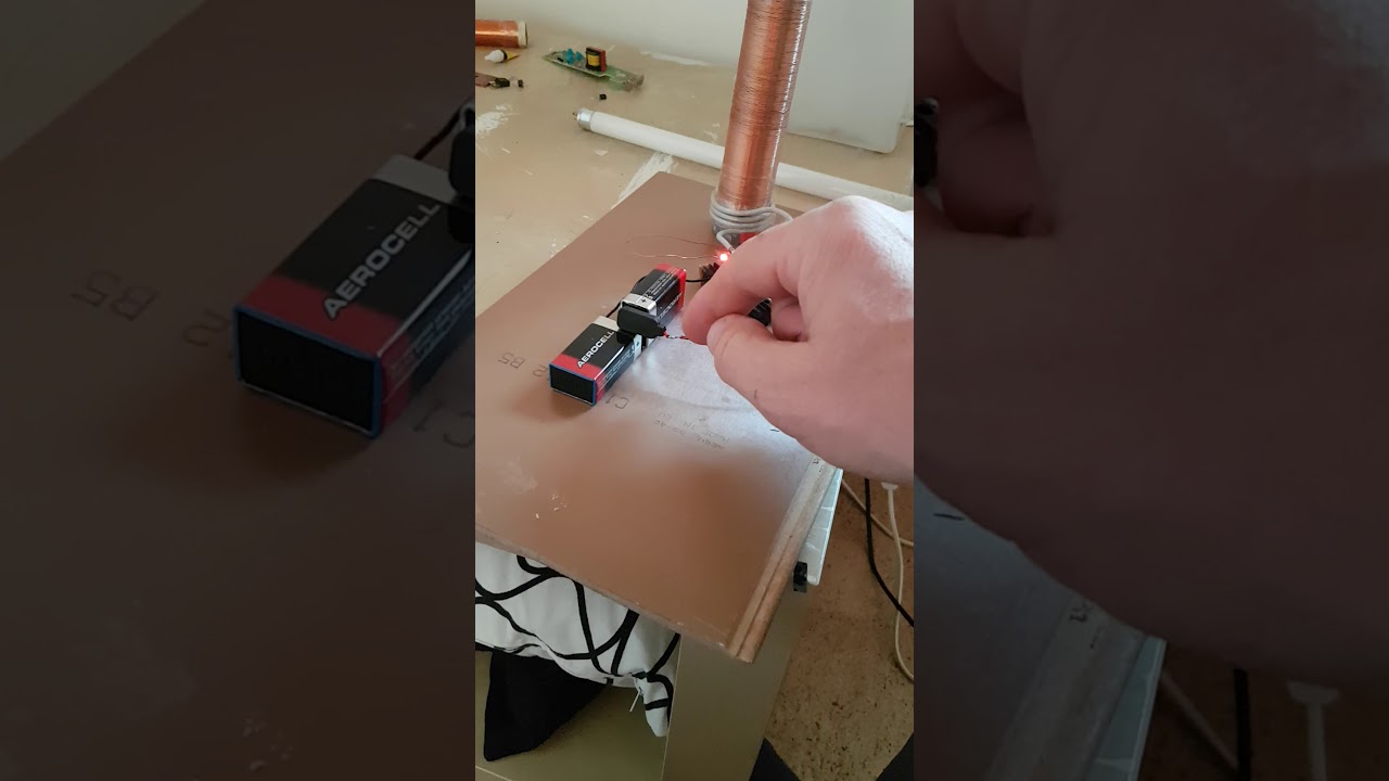 Mini tesla slayer exciter improved 1 - YouTube