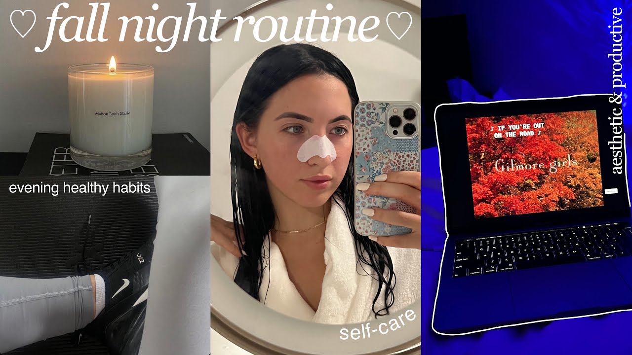 Fall Night Routine π―π Peaceful Relaxing And Aesthetic Youtube