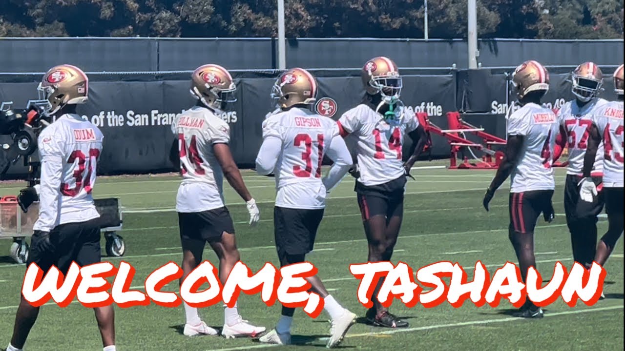 Tashaun Gipson Practices with the 49ers for the First Time - YouTube