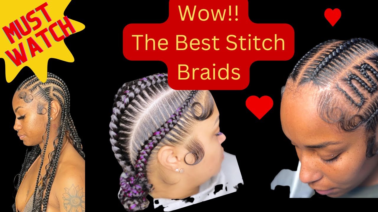 How to do the Neatest Stitch Braids! A quick tutorial on this technique ...