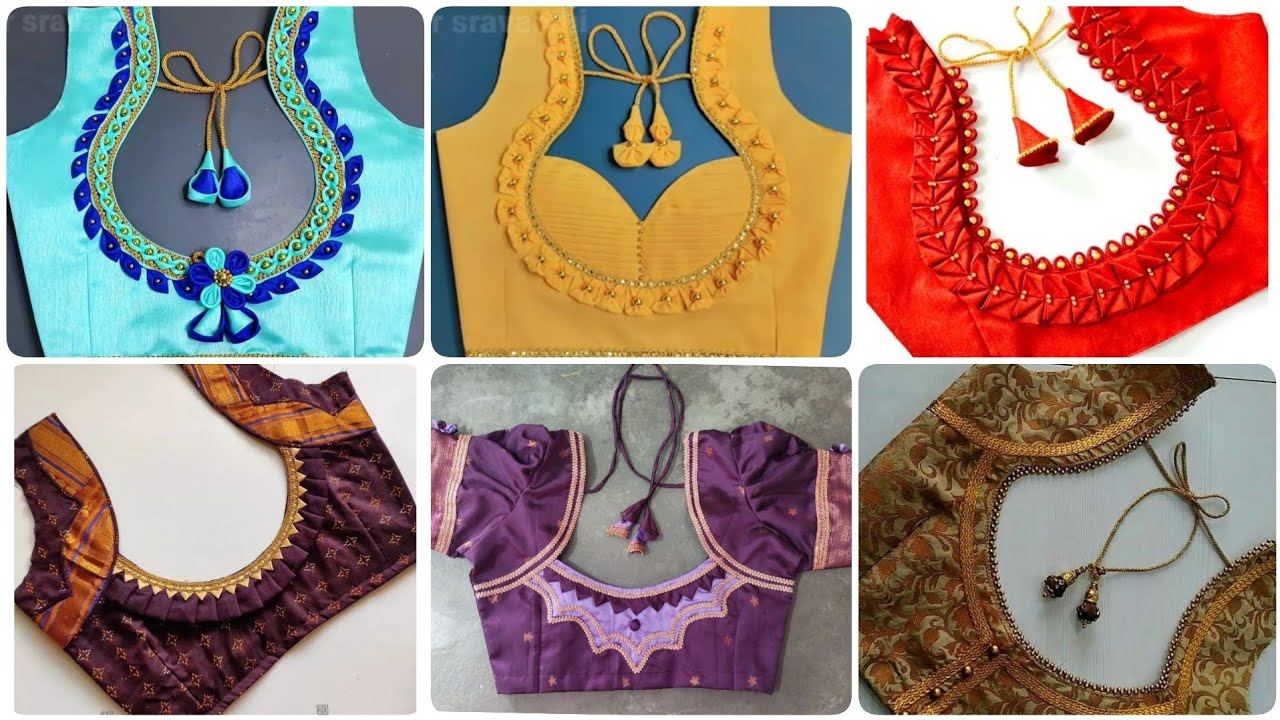 Beautiful blouse design pattern/Back neck design/Blouse sleeve design/March 6, 2024 - YouTube