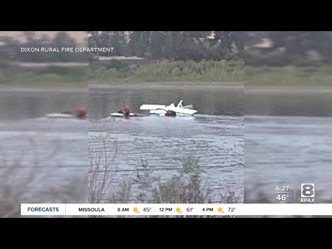 Pilot passes away after plane crashes into Flathead River - YouTube