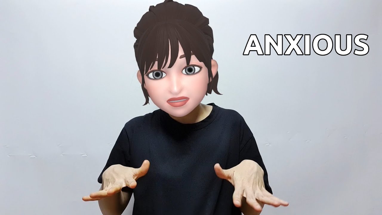American Sign Language (ASL) Vocabulary Lesson: Anxious - YouTube
