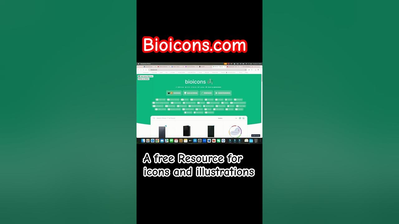 Draw Science illustrations and graphical abstract using Bioicons - YouTube